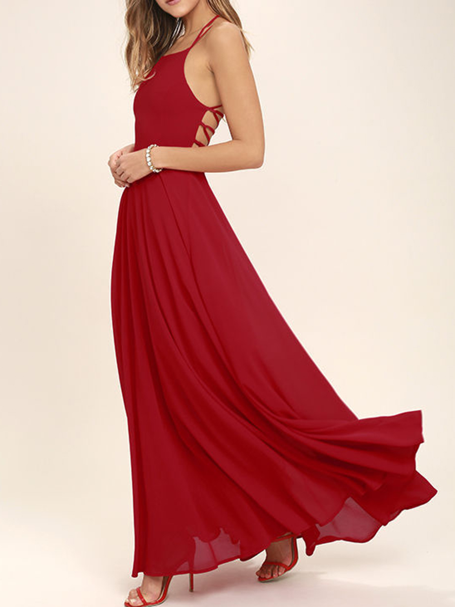 Strap Maxi Dress at Edward Calvo blog